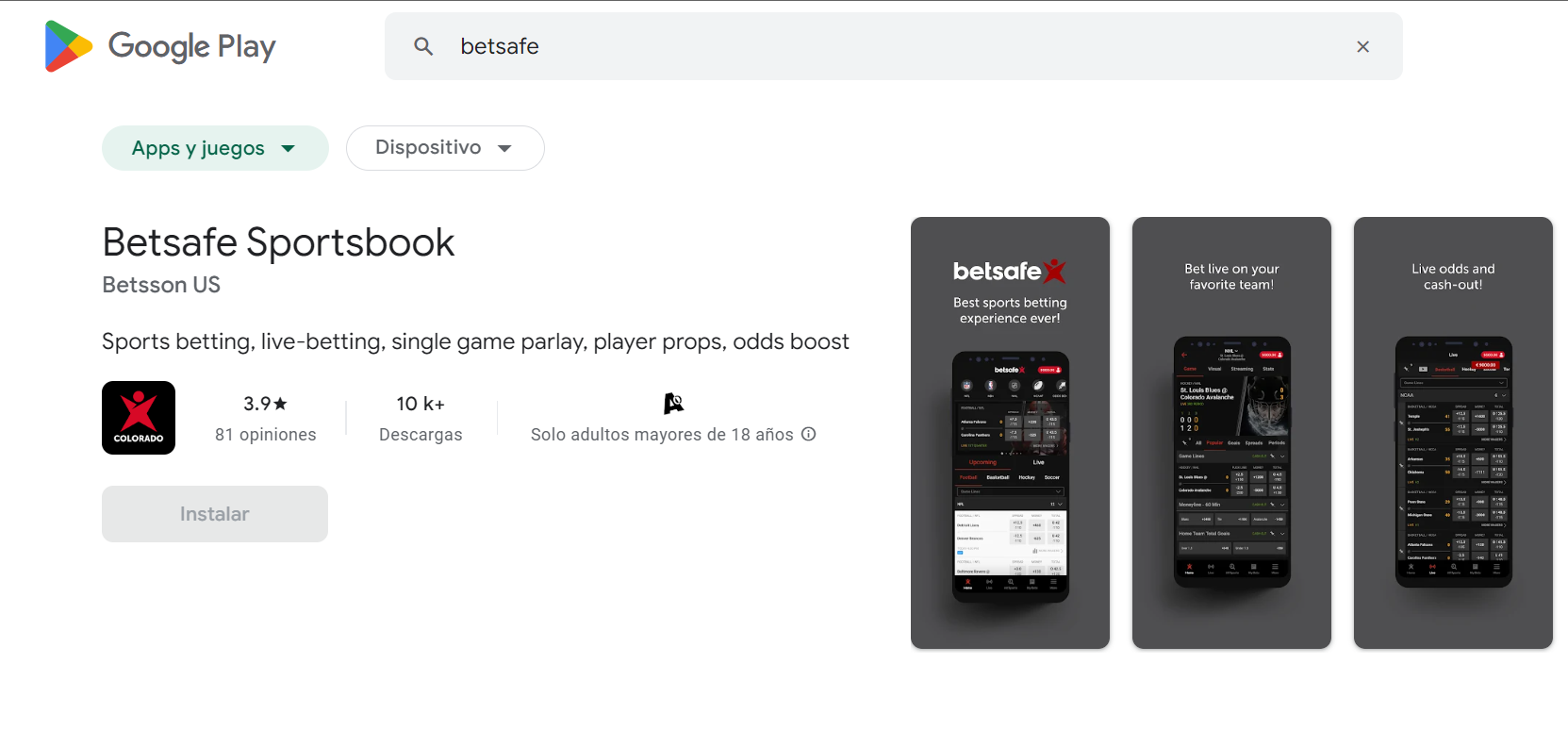 Cómo usar Betsafe App desde un móvil Android | Guía 2024